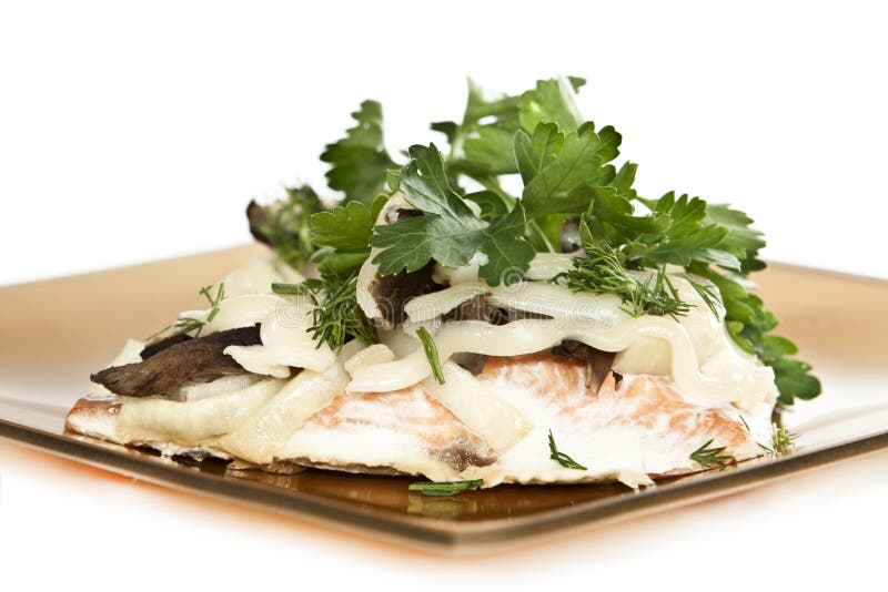 Red fish. stock image. Image of cooked, sauce, baked - 19454015