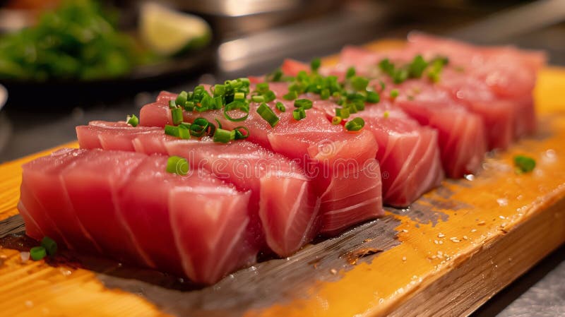 Red Fish Cut into Pieces on a Cutting Board Stock Illustration ...