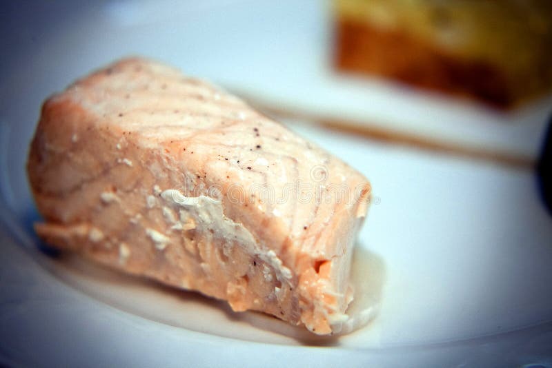 Red fish dish stock image. Image of appetizing, toast - 132323587