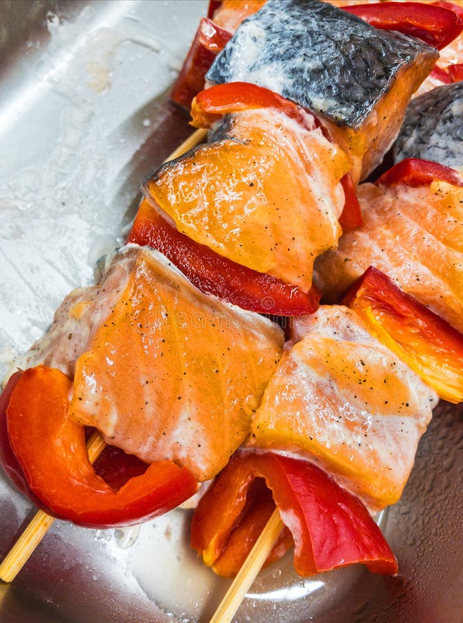 Red fish a grill stock image. Image of delicacy, fish - 205086003