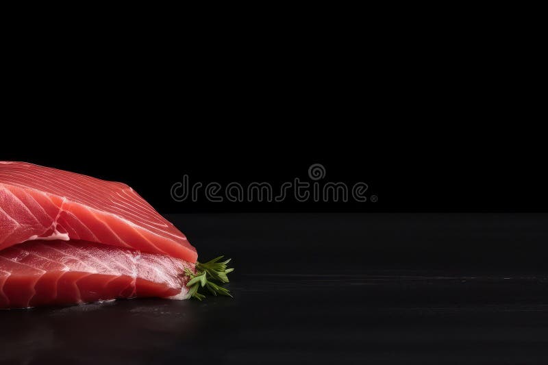 Red Fish Meat on the Background. Beautiful Illustration Picture Stock ...