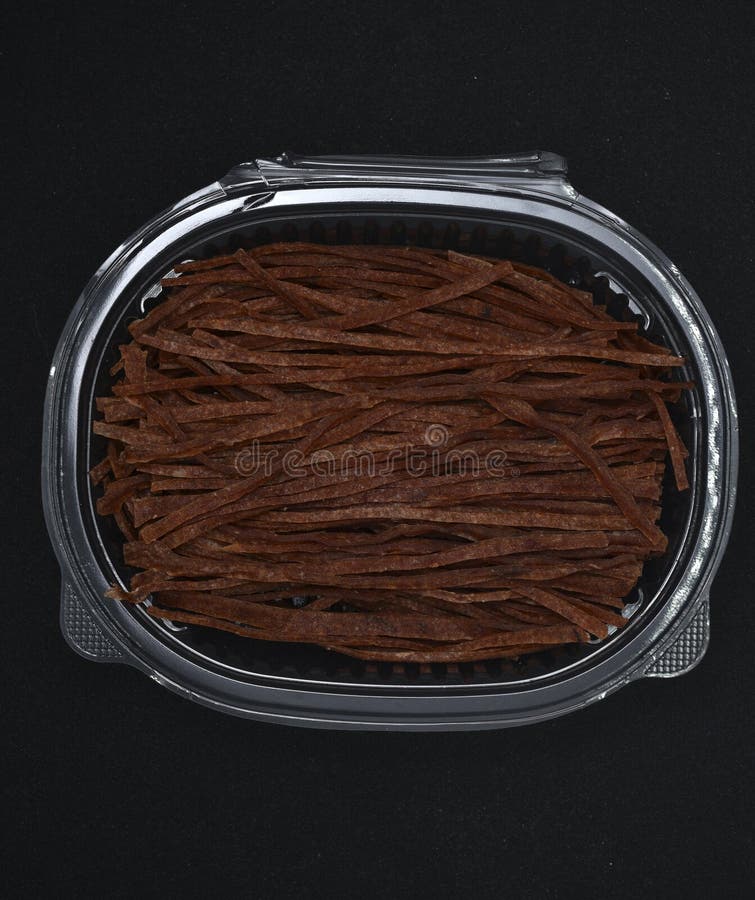 Red Fish Small Chips. Dried Fish for Beer Stock Image - Image of meal ...