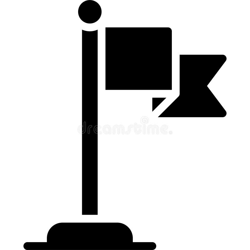 Red Flag Icon, Location Map and Navigation Vector Stock Vector ...