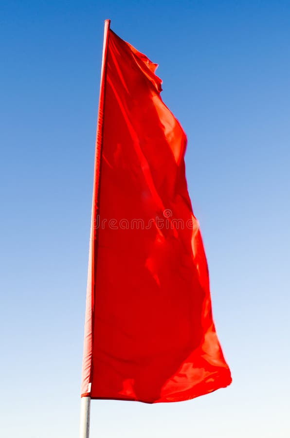 Red Warning Light Rectangular Isolated White Background Stock Photos ...