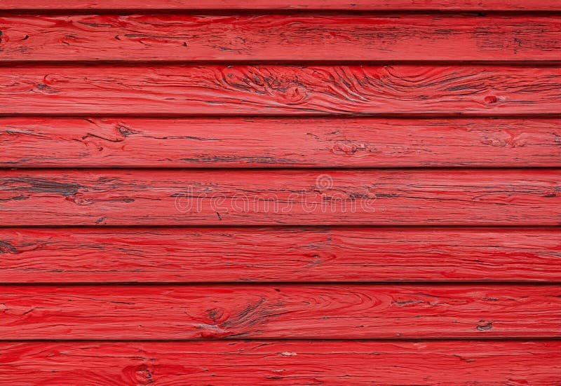 Red painted wood. stock photo. Image of floor, brickwork - 305768922