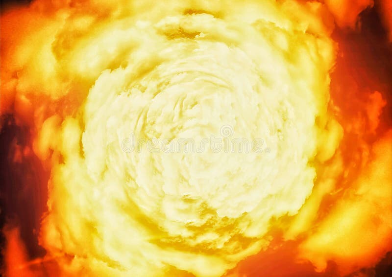 Red Flame Cloud Swirling Abstract Background Stock Illustration ...