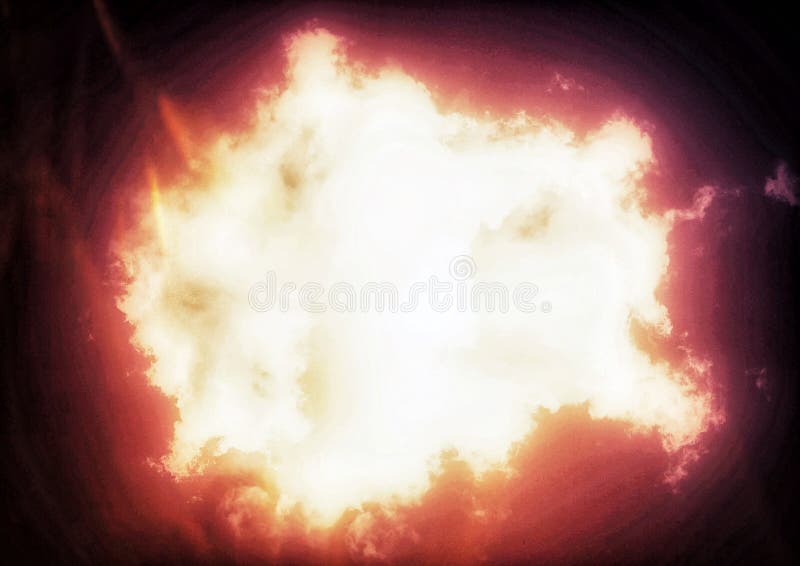 Red Flame Cloud Swirling Abstract Background Stock Illustration ...