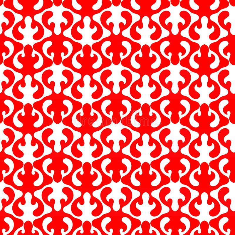 Red Flame Lines Seamless Pattern Background Stock Illustration ...