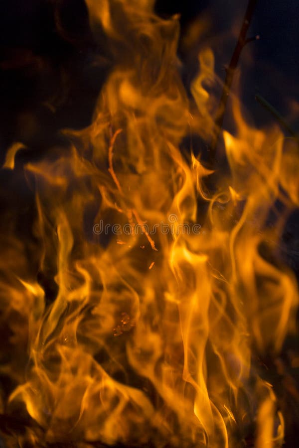 Red flames stock image. Image of fire, flame, black, fiery - 34989513