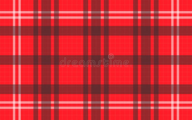 Red Flannel Asymmetric Plaid Fabric Fluffy Tartan Seamless Pattern Cage ...