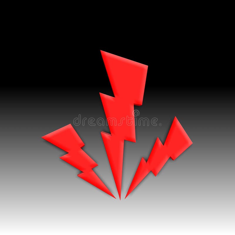 Red flash stock illustration. Illustration of screenshot - 193682466