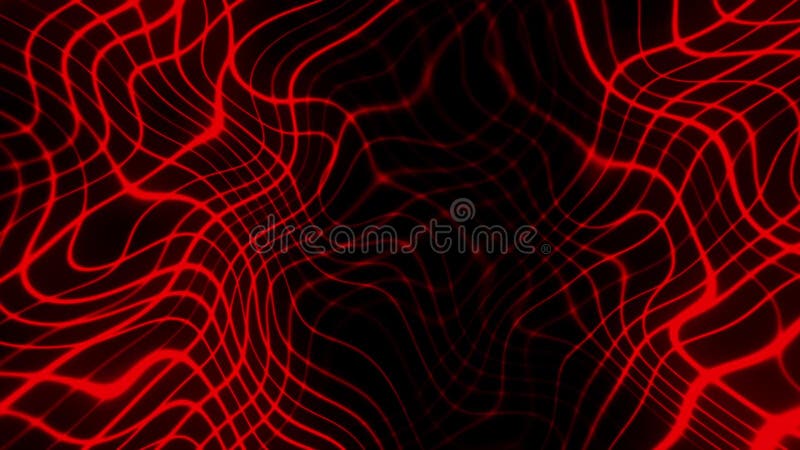Red Flashing Wavy Grid Abstract Motion Background Stock Footage - Video ...