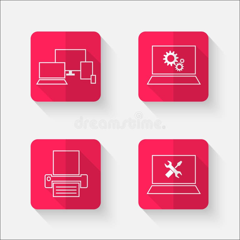 Computer Theme Stock Illustrations – 41,612 Computer Theme Stock ...