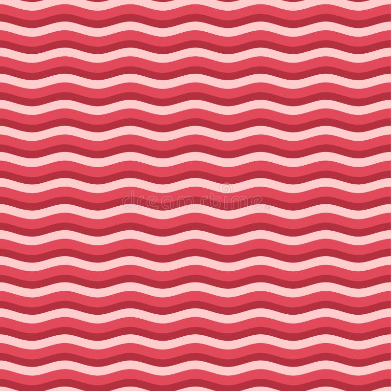 Red flat wave pattern. stock vector. Illustration of graphic - 230752059