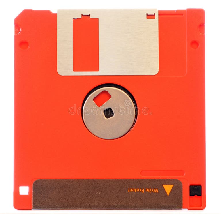 Red floppy disk stock image. Image of electronics, erase - 39636205