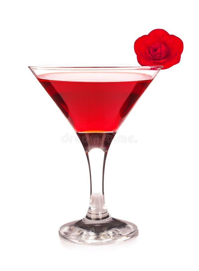 Red floral cocktail stock image. Image of pistil, fresh - 25007285