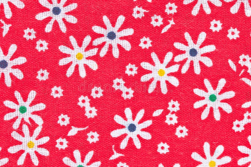 Red floral fabric stock image. Image of tablecloth, material - 38084673