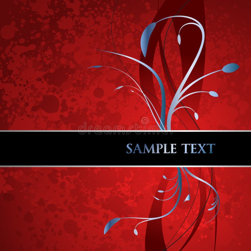 Floral Label Background (vector) Stock Vector - Illustration of card ...