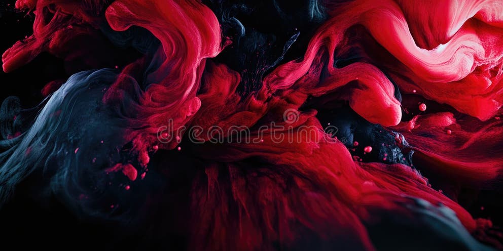 Red Flow Artwork stock image. Image of generated, liquid - 359764605