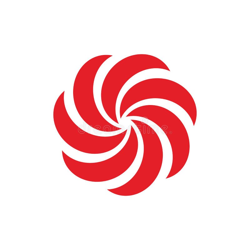 Red Flower Icon Vector Eps10. Flower Logo Illustration. Stock Vector ...