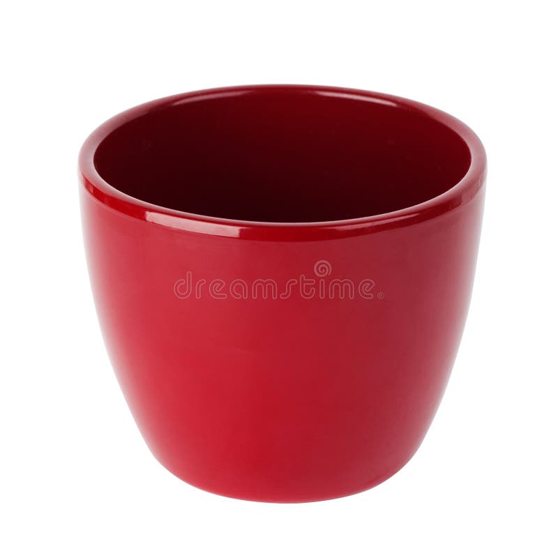 Red flower pot stock photo. Image of white, flower, garden - 29354674