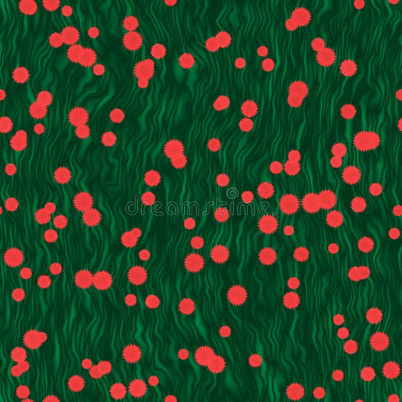 Red flowers in the meadow stock illustration. Illustration of petal ...