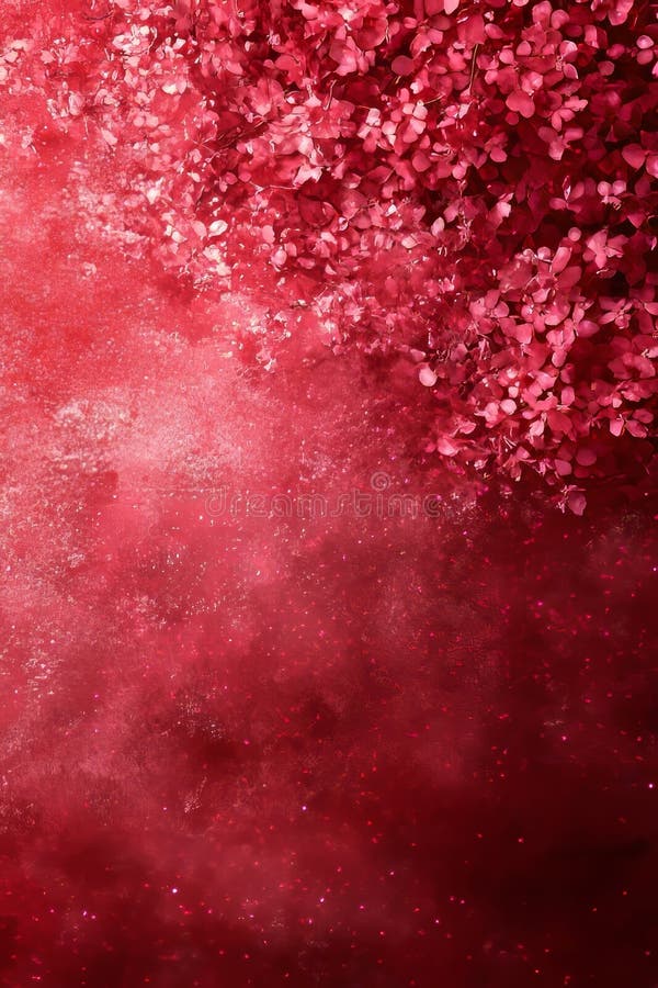 Red Foil Gradient Background Texture, Rough Blurry Surface with Pink ...