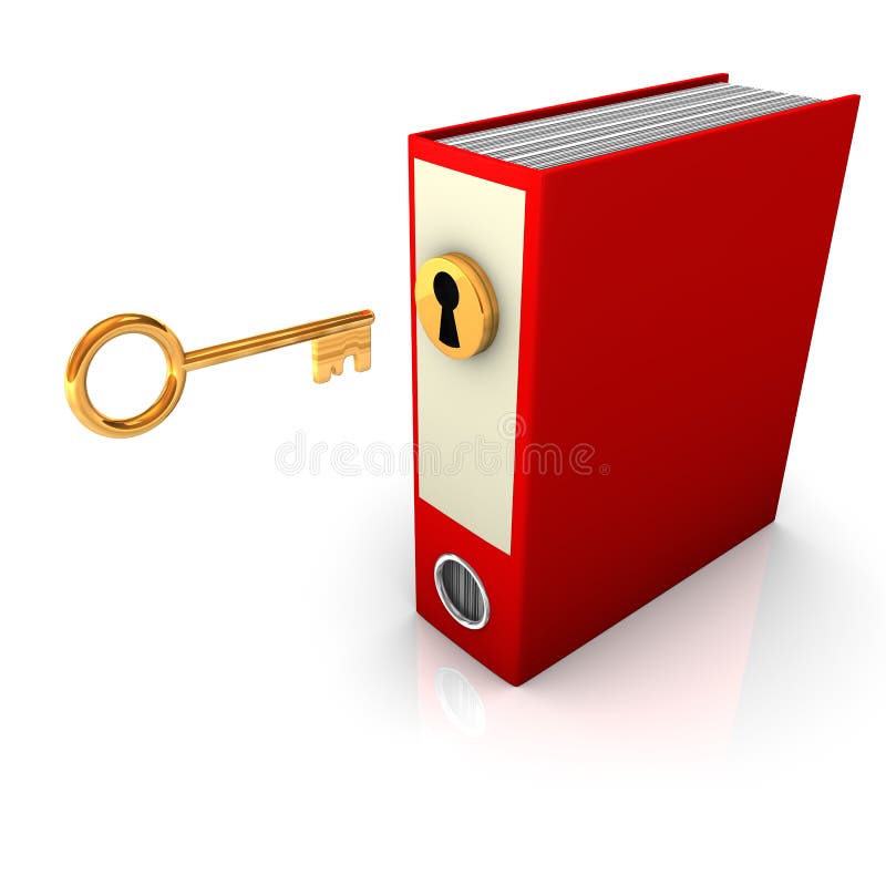 Red Folder Golden Key Stock Illustrations – 6 Red Folder Golden Key ...