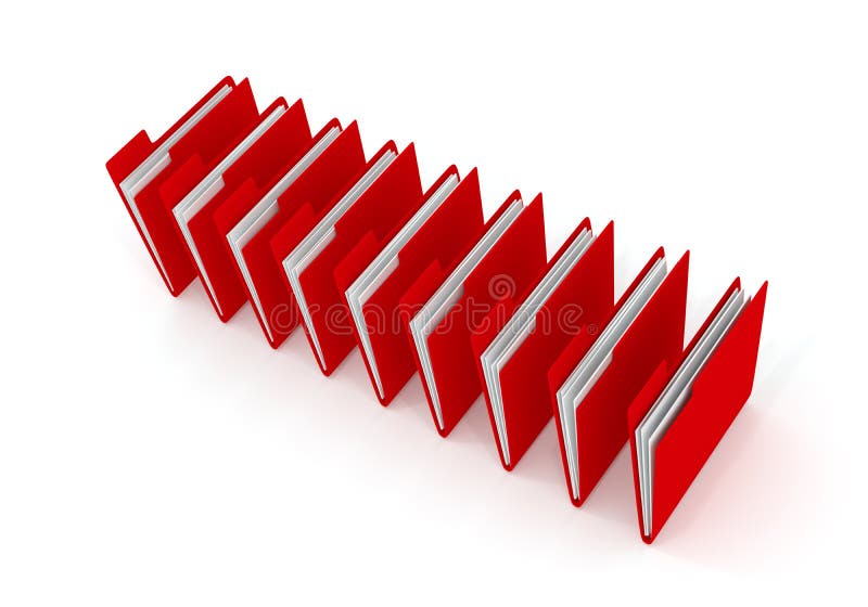 Red Folder Empty White Sheet Stock Illustrations – 161 Red Folder Empty ...