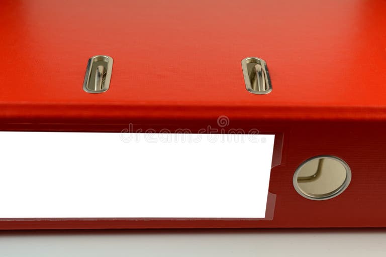 Red folders stock photo. Image of metal, manage, office - 35491884