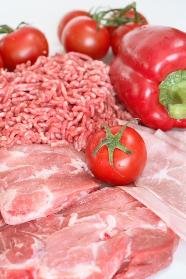 Meat composition stock photo. Image of dinner, meal, group - 1617730