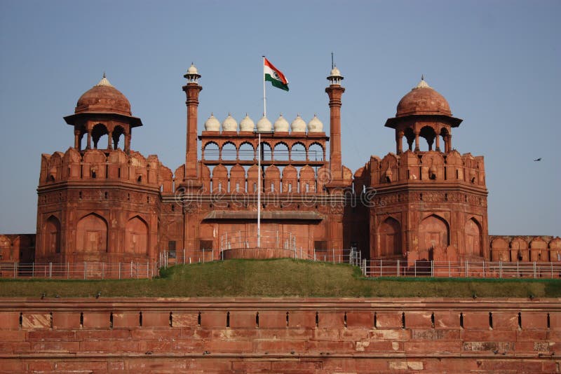 Red Fort stock image. Image of building, empire, indian - 11090249