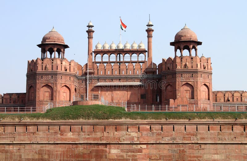 Red Fort stock photo. Image of delhi, historic, palace - 13933788