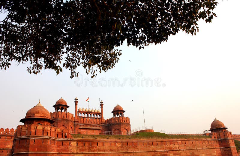 Red fort stock photo. Image of fort, emperor, india, bastion - 22962332