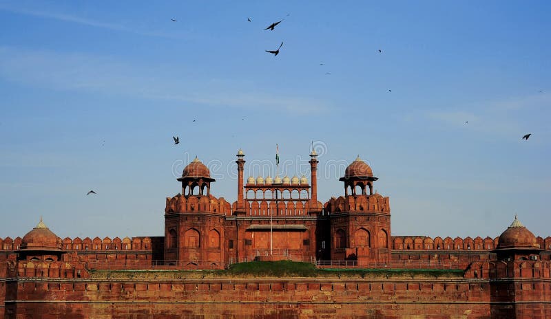 Red Fort stock photo. Image of building, destination - 23864992