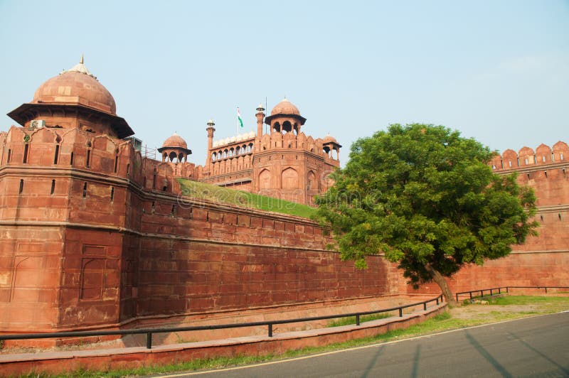 The Red Fort stock photo. Image of ancient, building - 28494660