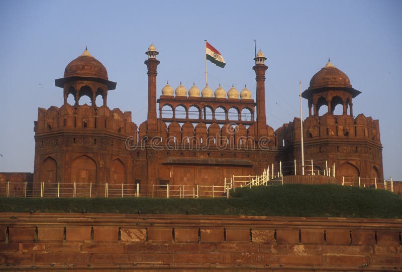 Red Fort stock image. Image of gateway, india, entrance - 3856817