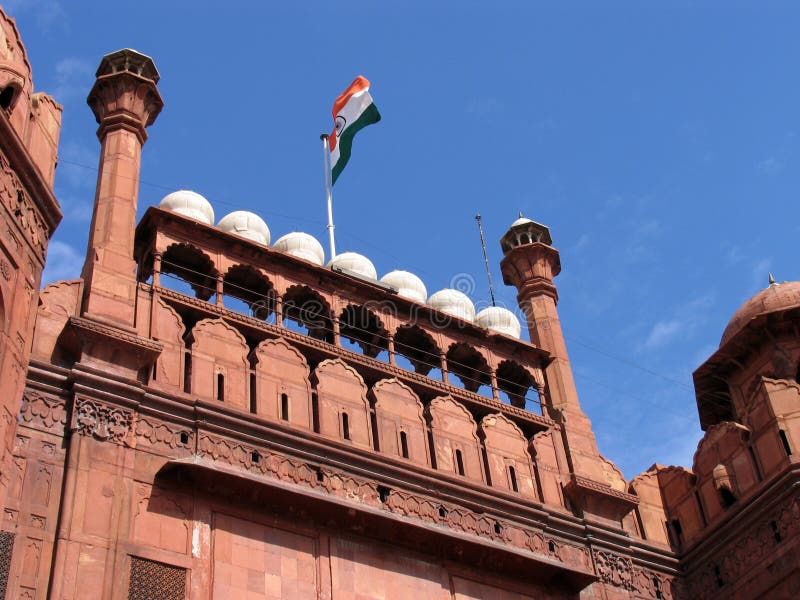 Red Fort, Delhi, India stock photo. Image of stone, independence - 1176796
