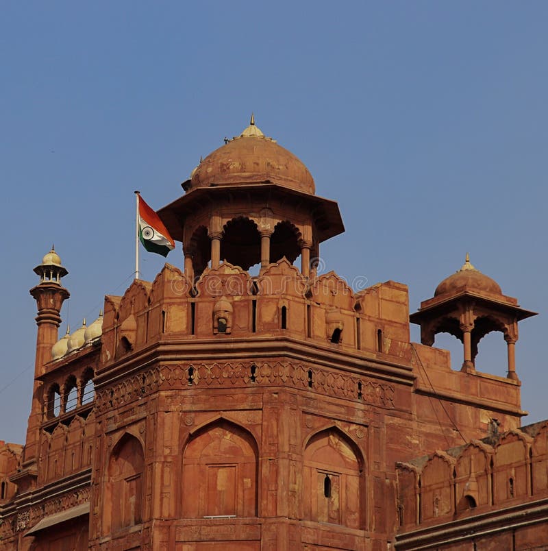 The Red Fort in Delhi is the Most Historic FORT of India Stock Image ...