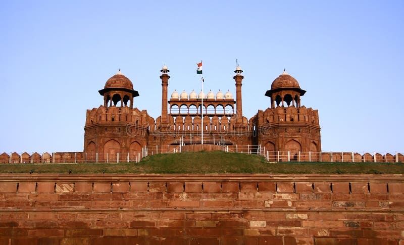 Red Fort Delhi At Night