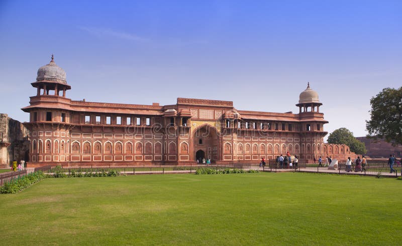 Red fort inside. Agra editorial photography. Image of hinduism - 110095977