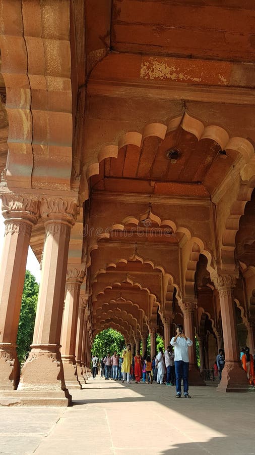 Red fort editorial photography. Image of facade, arch - 99200597