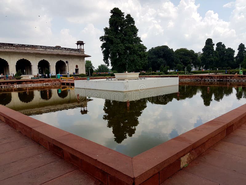 Red fort stock photo. Image of india, monument, delhi - 99291876