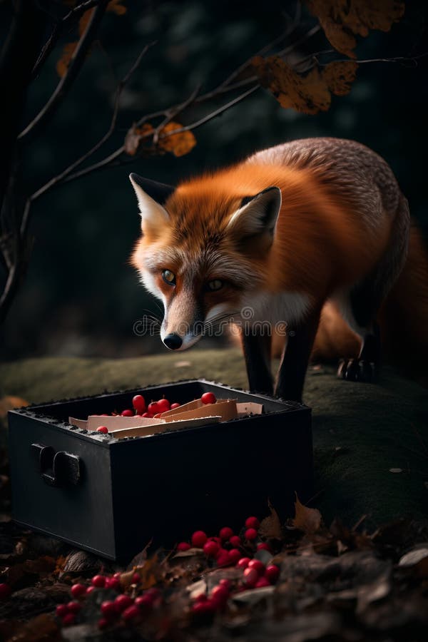 Fox Stealing Stock Illustrations – 30 Fox Stealing Stock Illustrations ...