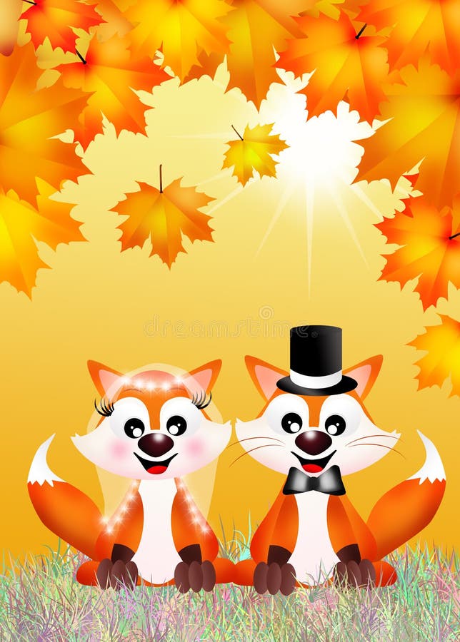 Fox Couple Cartoon Stock Illustrations – 489 Fox Couple Cartoon Stock ...