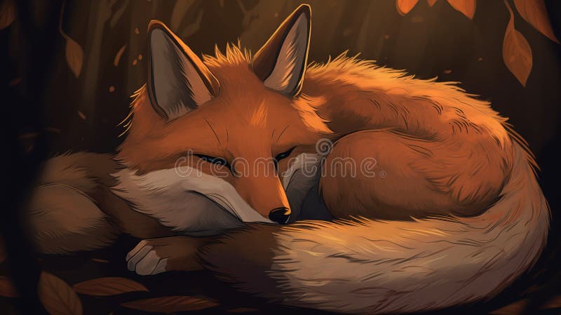 Fox Curled Stock Illustrations – 140 Fox Curled Stock Illustrations ...