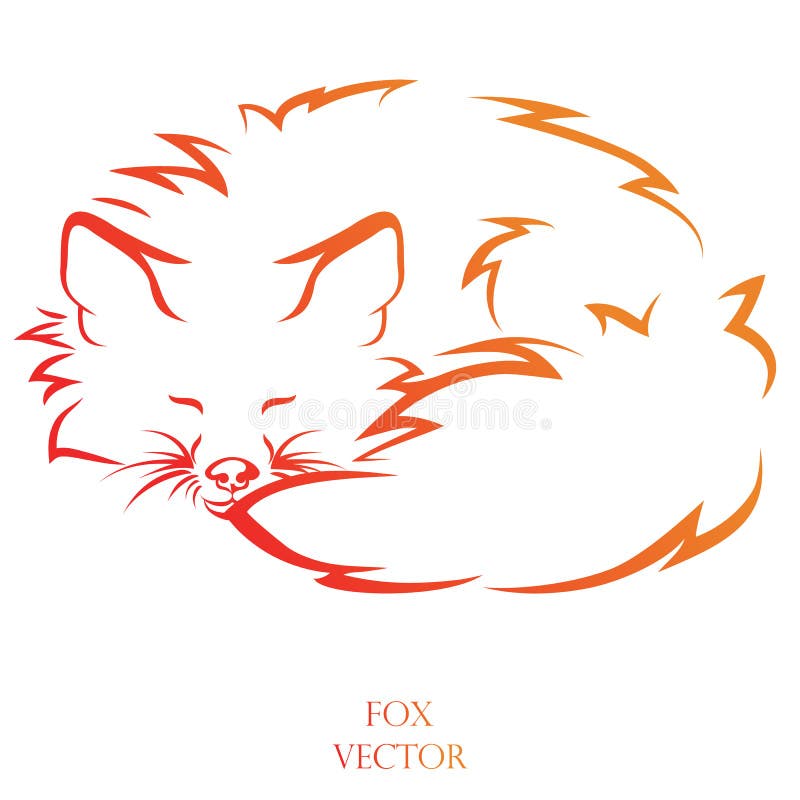 Fox Curled Stock Illustrations – 140 Fox Curled Stock Illustrations ...