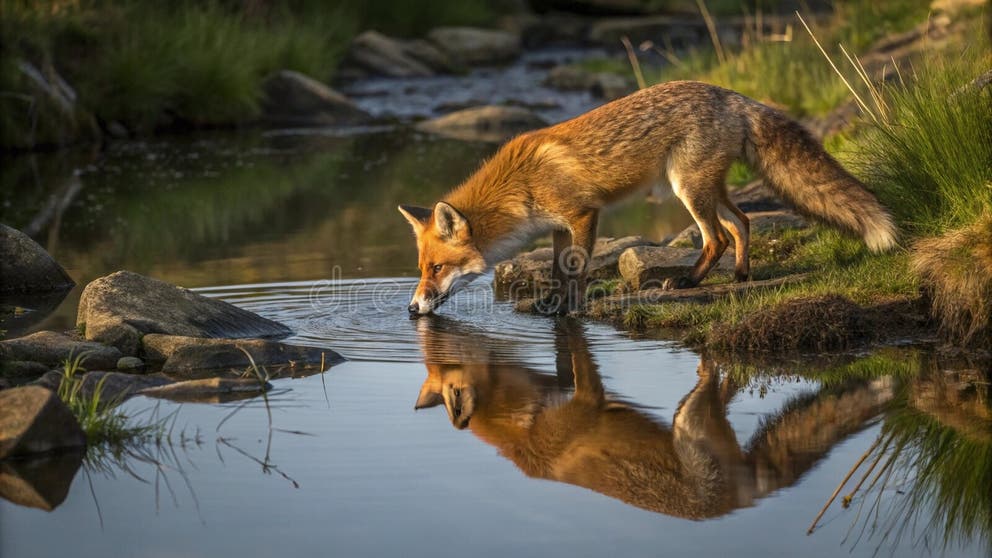 Red Fox, Photography, Natural Light Stock Illustration - Illustration ...