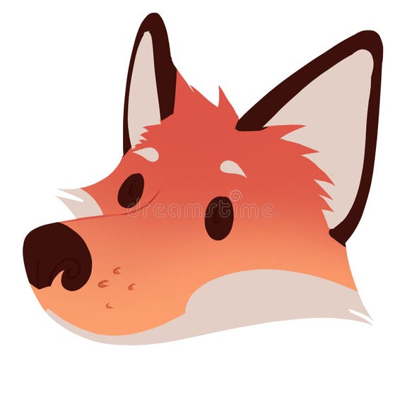 Red Fox stock photo. Illustration of cute, wildlife, minimalist - 91385626