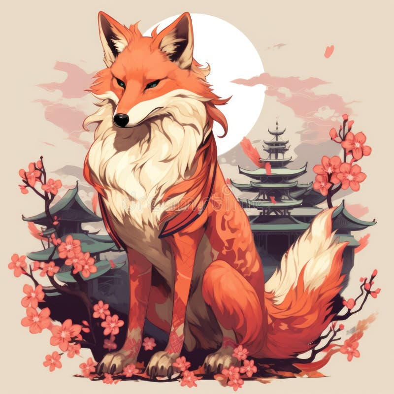 A Red Fox Sitting in Front of a Building. Perfect for Nature and ...